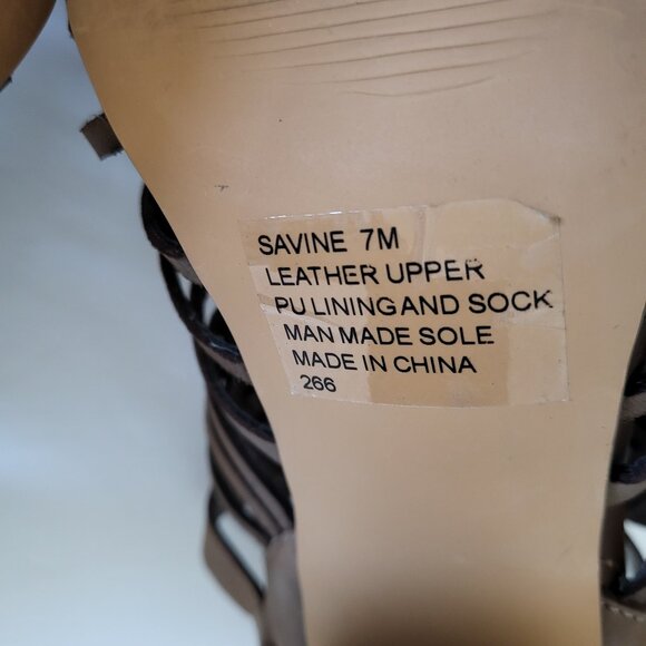 Steve Maden | Shoes | Steve Madine Savine Sandals Womens Size 7m ...